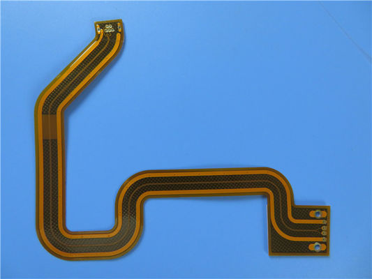 柔軟なPCB 阻害制御のFlexPCB ポリマイド・フレックスPCB ポリマイド76ミクロン基板で 90オムの阻害制御